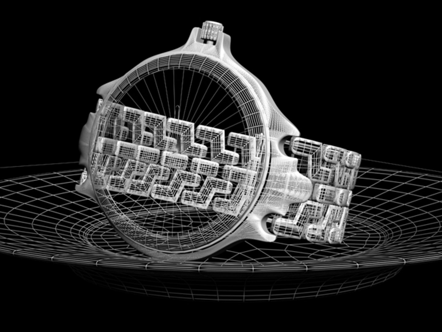 3d Model Watch Plate