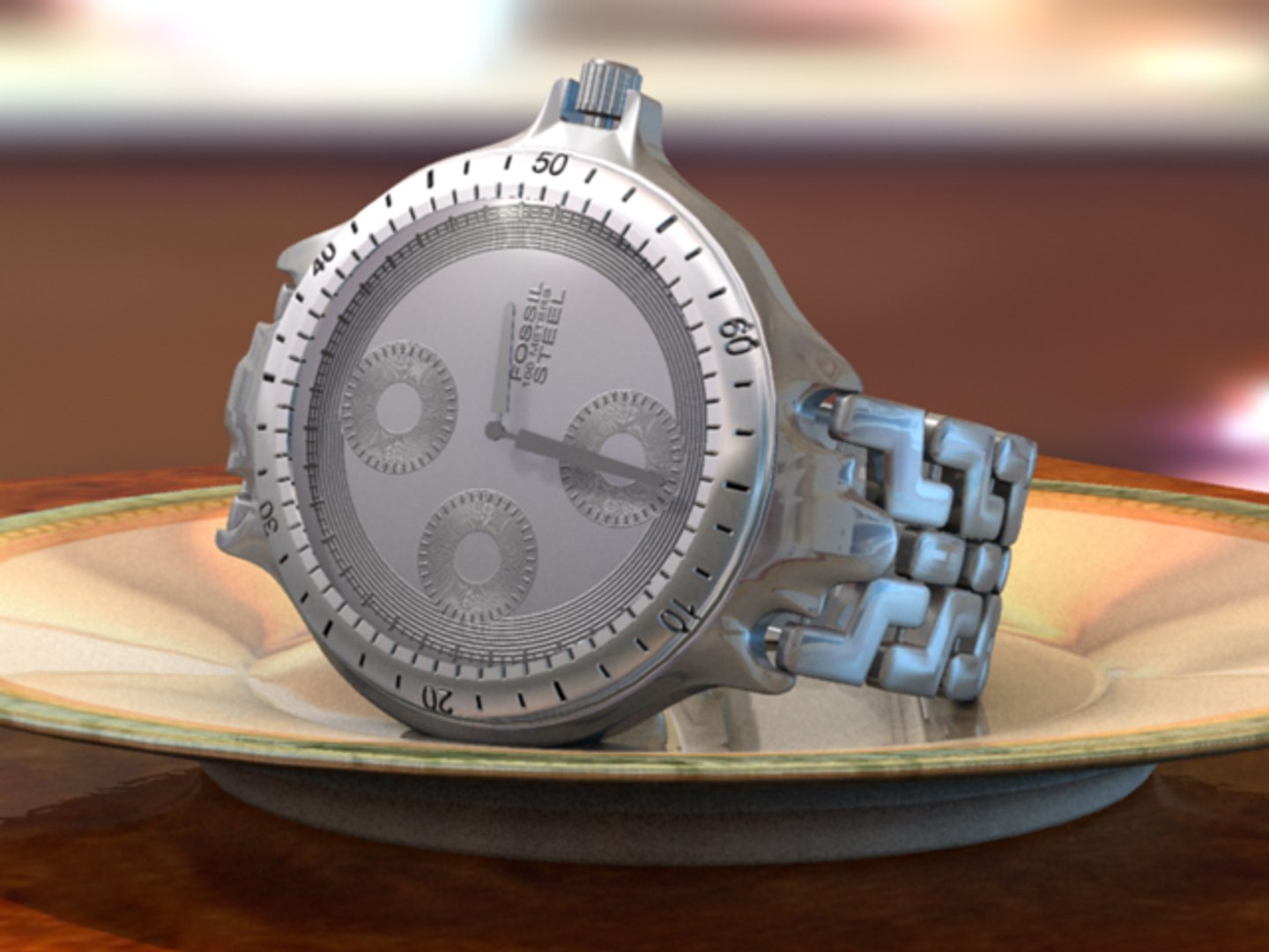 3d Model Watch Plate