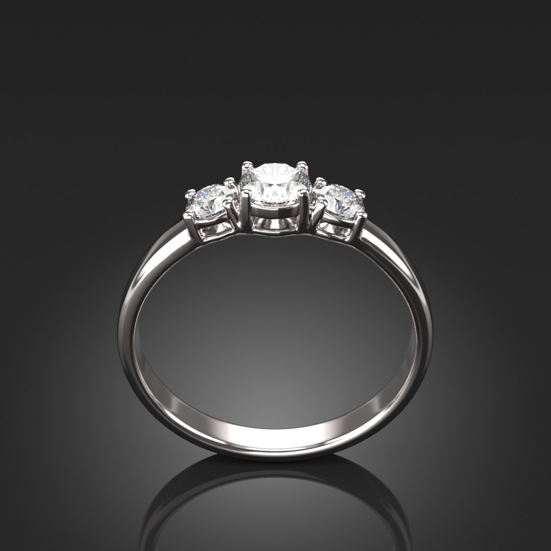3D Wedding Ring Print - TurboSquid 1562713