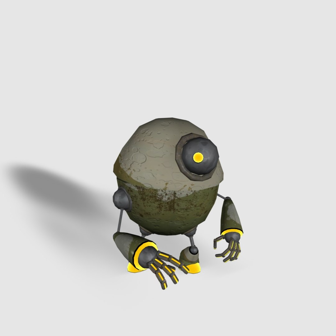 robot sidekick 3d 3ds