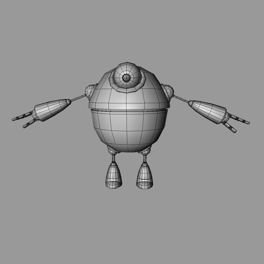 robot sidekick 3d 3ds