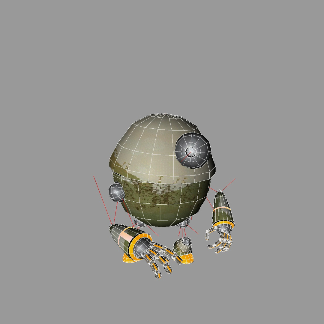 robot sidekick 3d 3ds