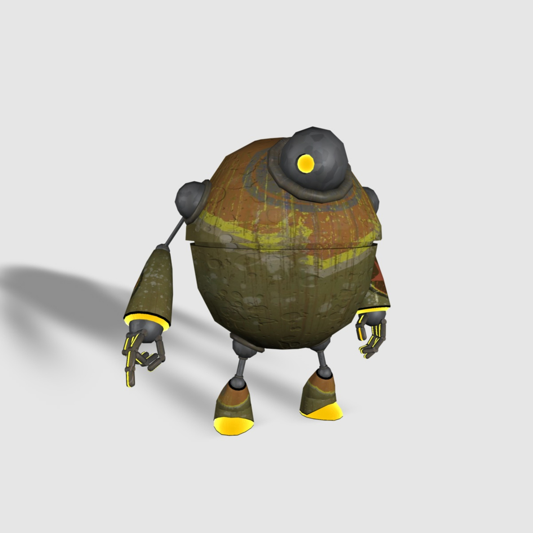 robot sidekick 3d 3ds