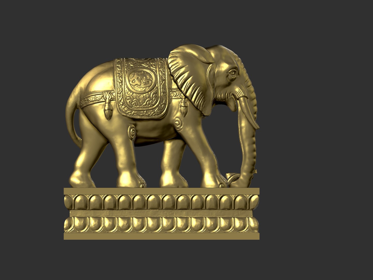 3D Elephant Model - TurboSquid 1833832