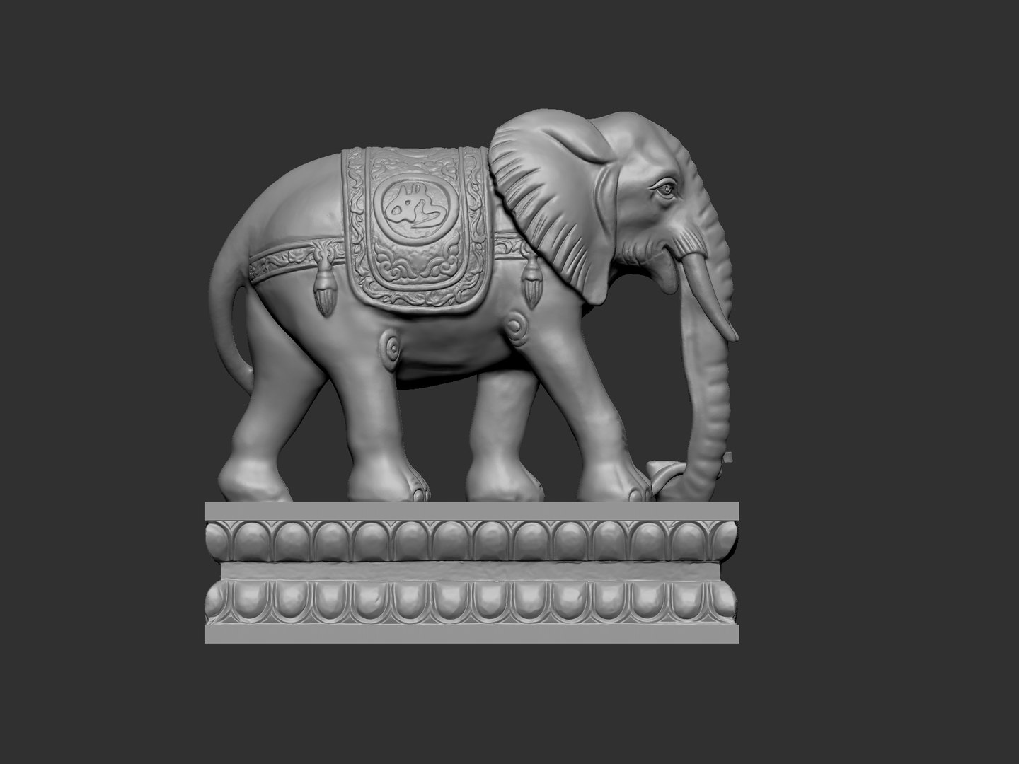 3D Elephant Model - TurboSquid 1833832