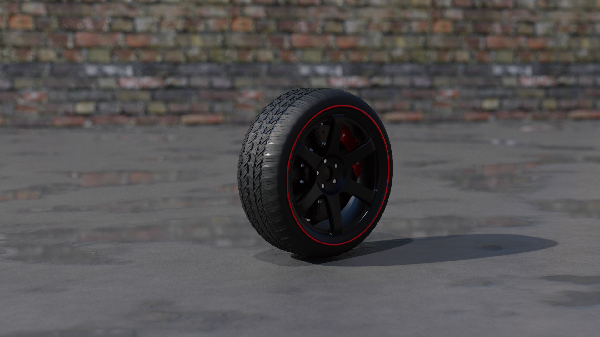Rim And Tire 3D Model - TurboSquid 1888846