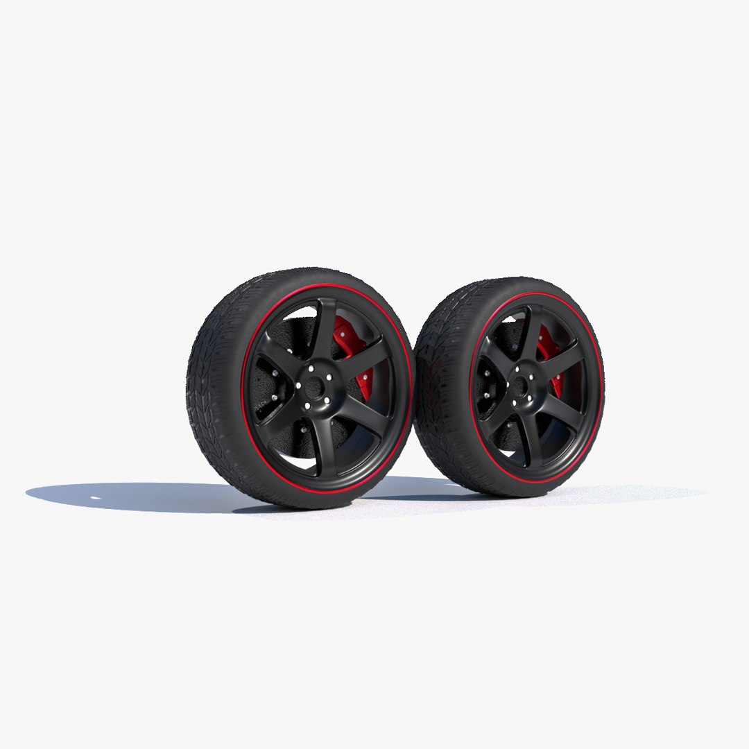 Rim and Tire 3D model - TurboSquid 1888846