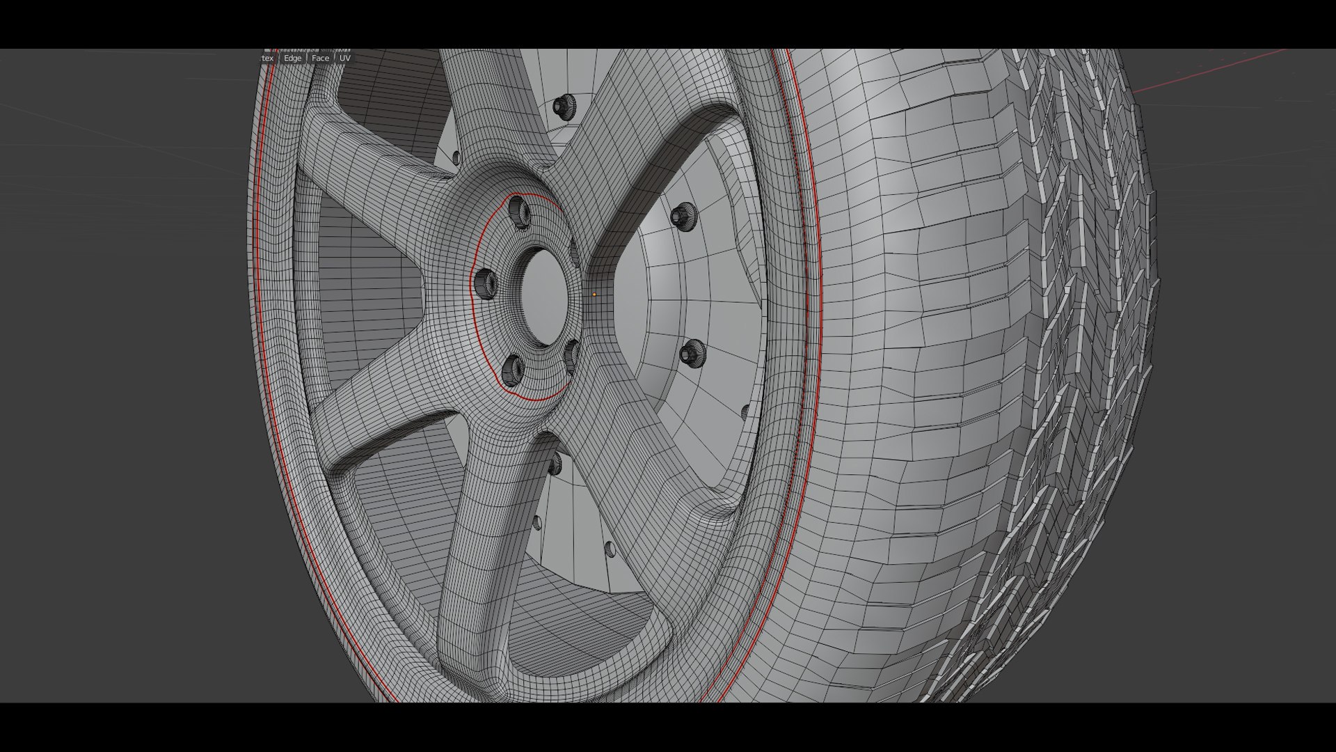 Rim And Tire 3D Model - TurboSquid 1888846
