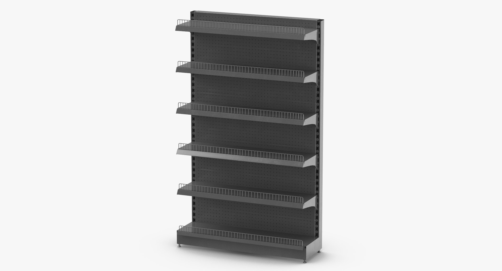 3D Retail Shelf 04 Model - TurboSquid 1229773