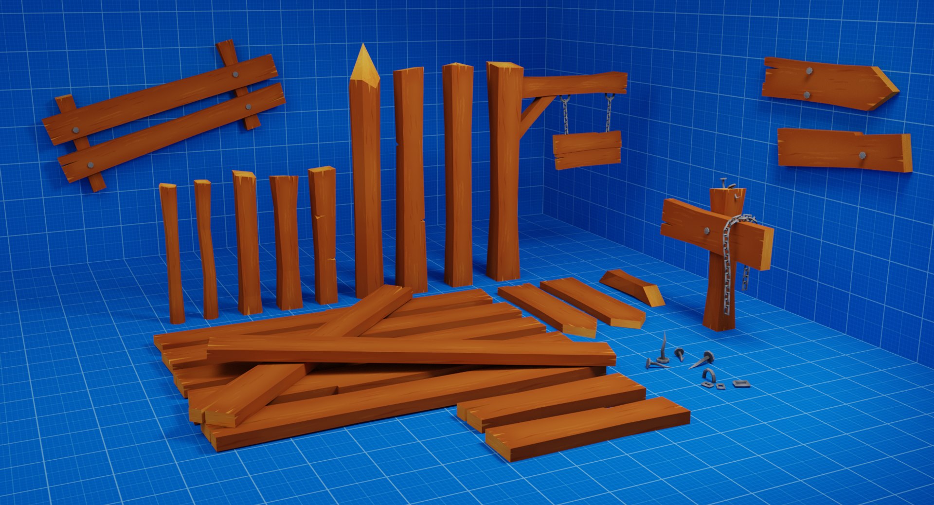 Modular Set 3D Model - TurboSquid 1170473