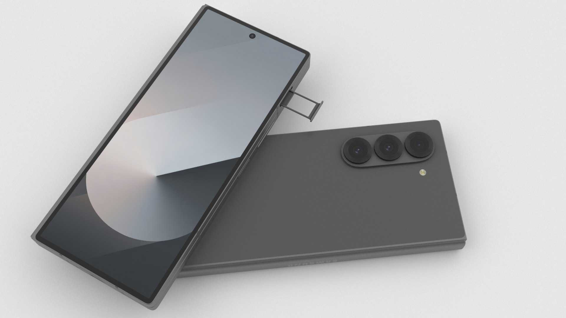 Samsung Galaxy Z Fold 6 Silver Shadow 3D - TurboSquid 2337982