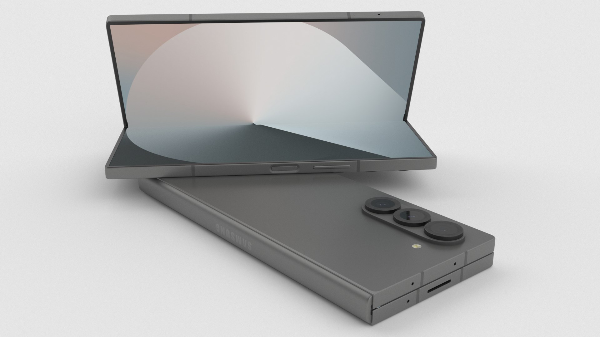 Samsung Galaxy Z Fold 6 Silver Shadow 3D - TurboSquid 2337982