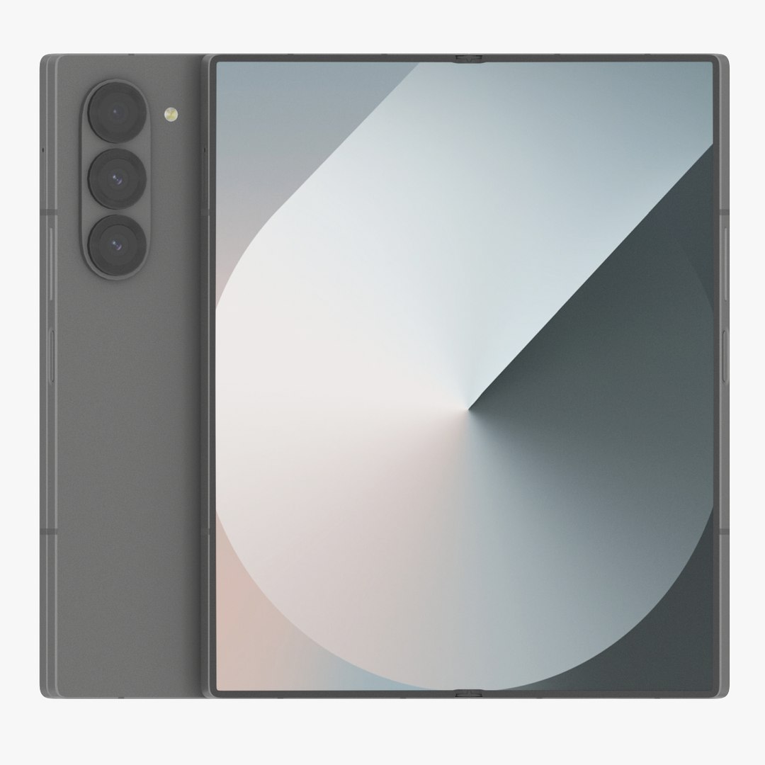Samsung Galaxy Z Fold 6 Silver Shadow 3D - TurboSquid 2337982