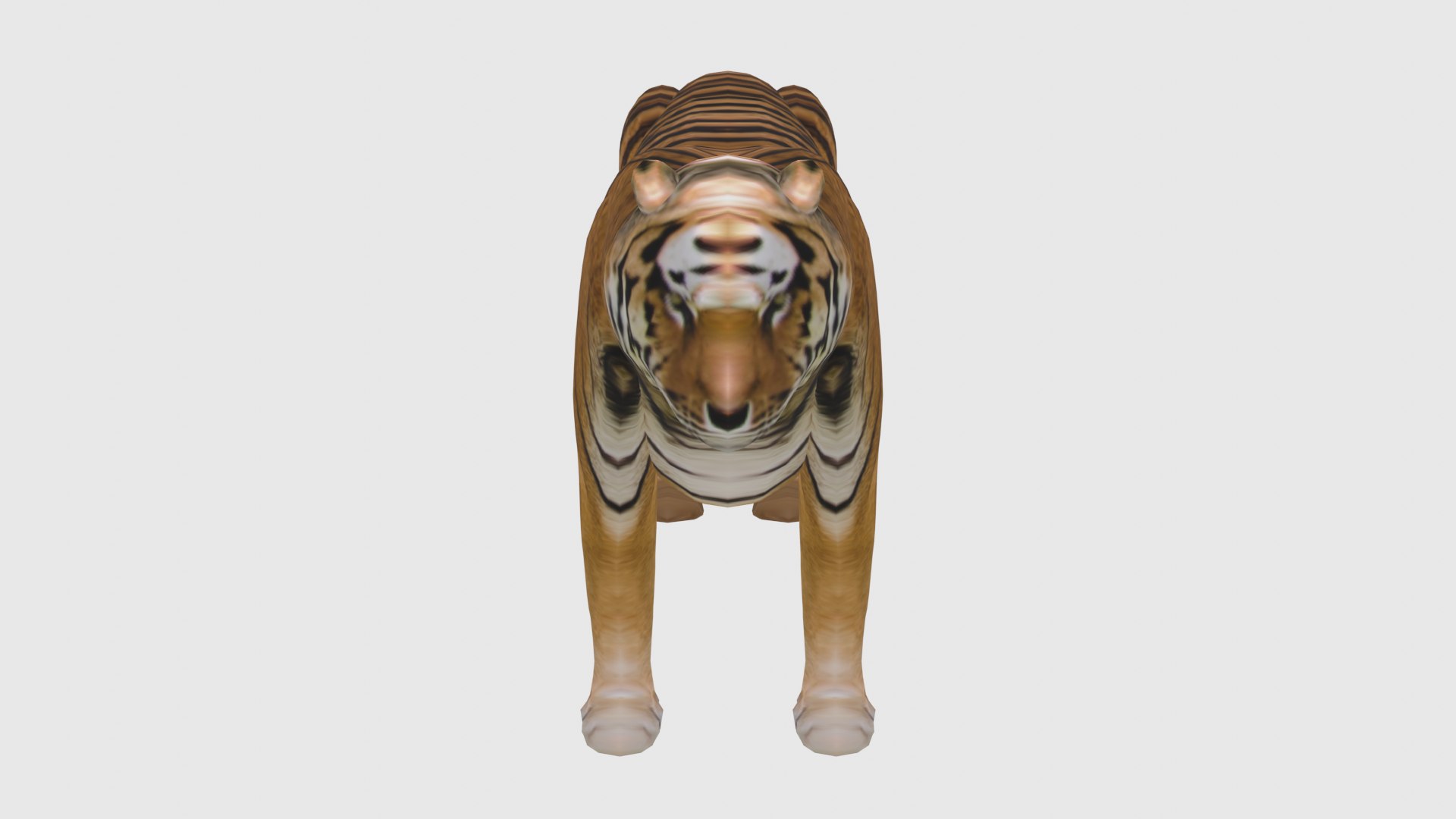 Low Poly Tiger Rigged With Realistic Texture 3D model - TurboSquid 1876171