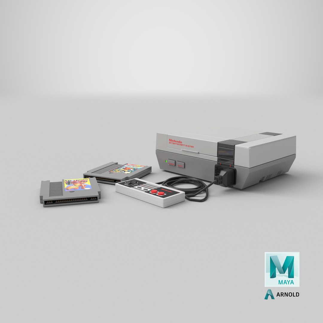 Nintendo Entertainmet System Controller 3D Model - TurboSquid 1956964