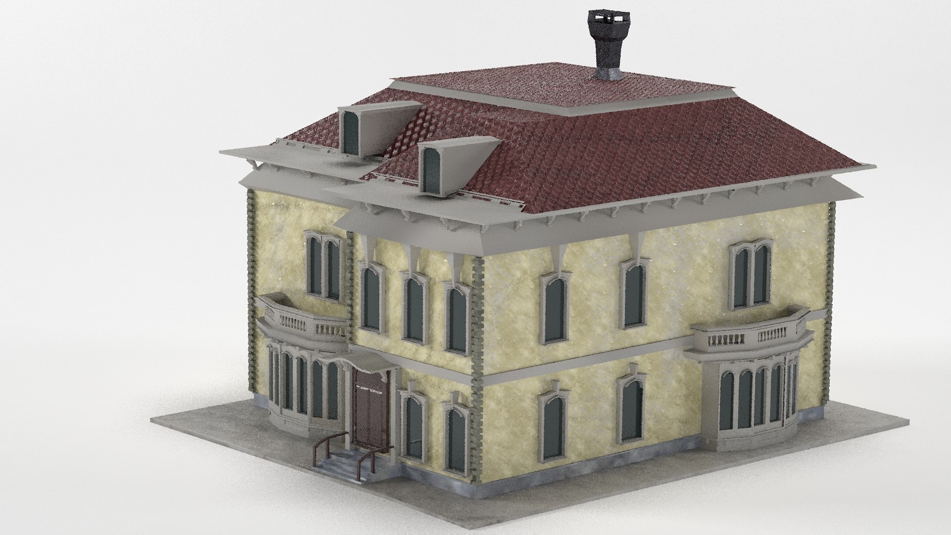 Old victorian house 3D - TurboSquid 1466115
