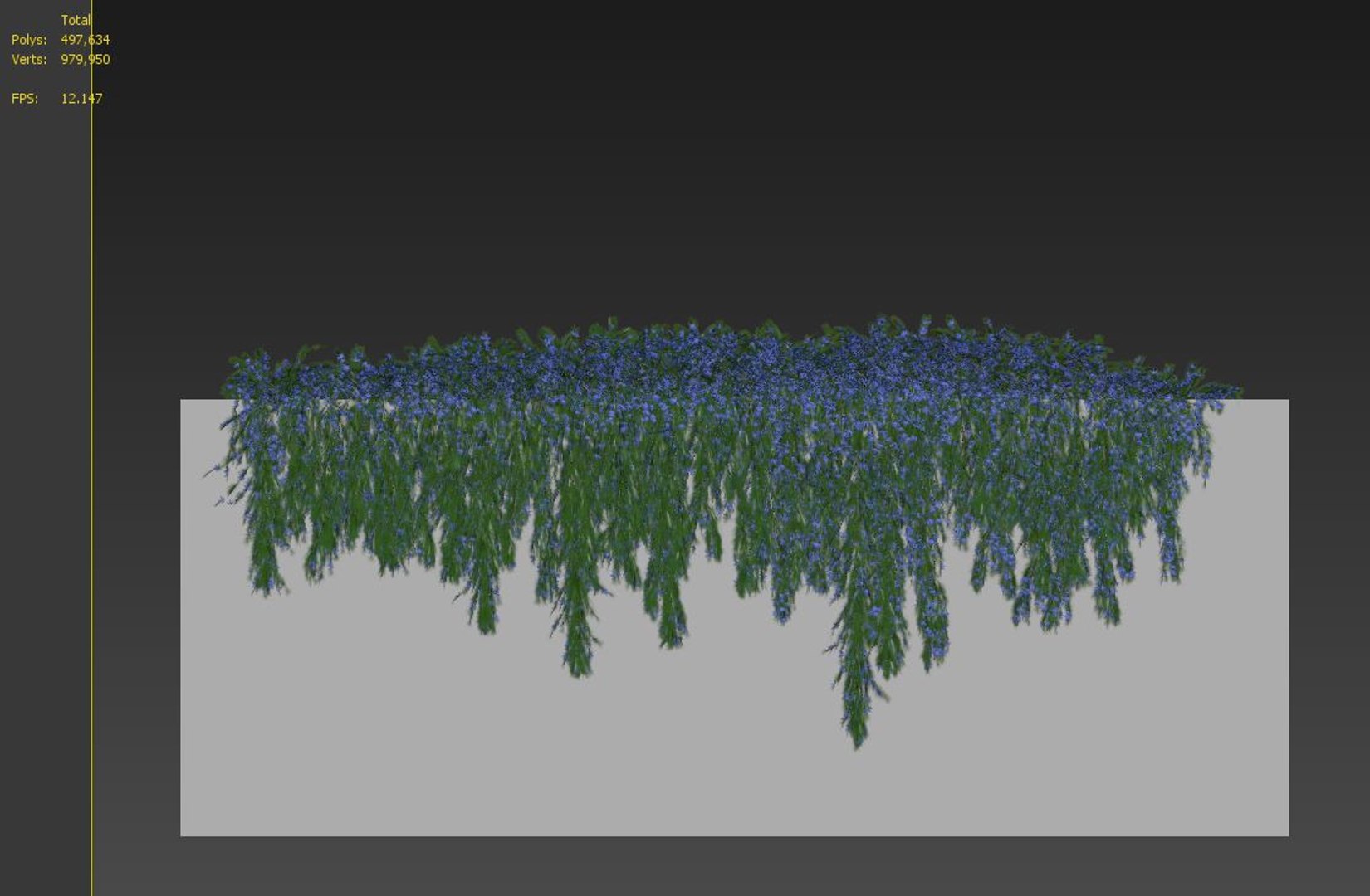 3D Cascading Rosemary 2 - TurboSquid 1938211