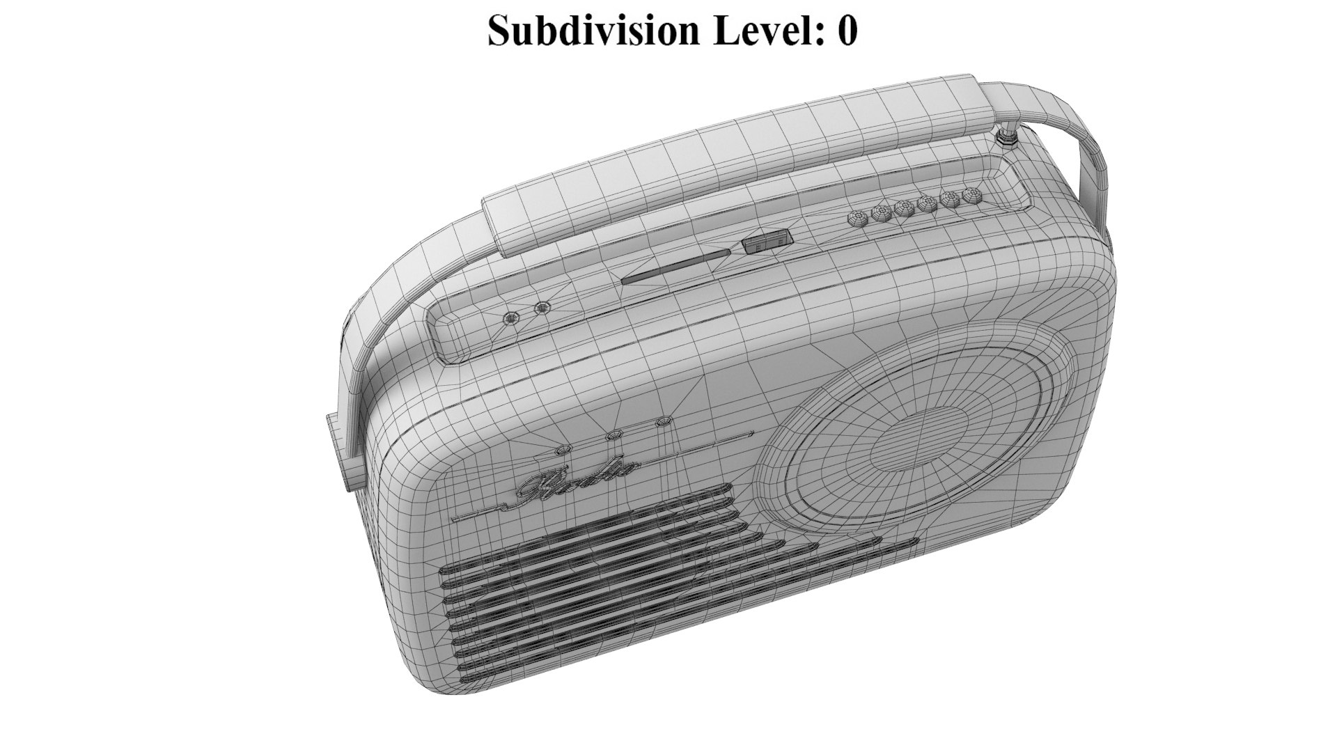 Real Radio Model - TurboSquid 1590878