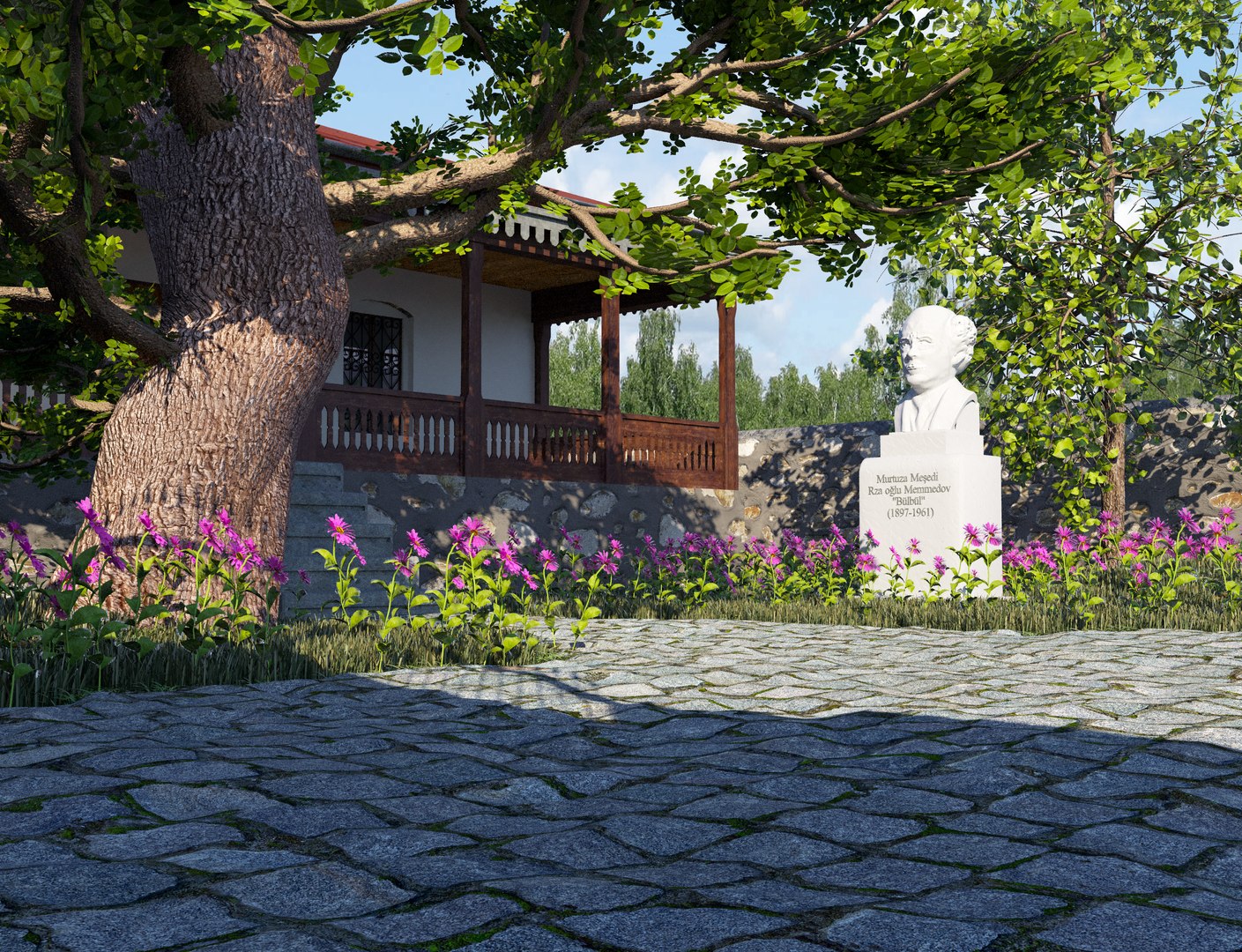 3D Bul-Bul House Museum Model - TurboSquid 1756345