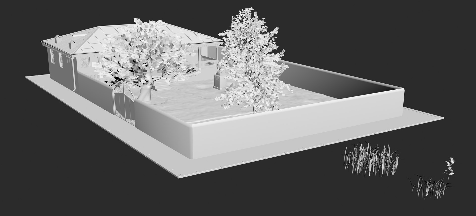 3D Bul-Bul House Museum Model - TurboSquid 1756345