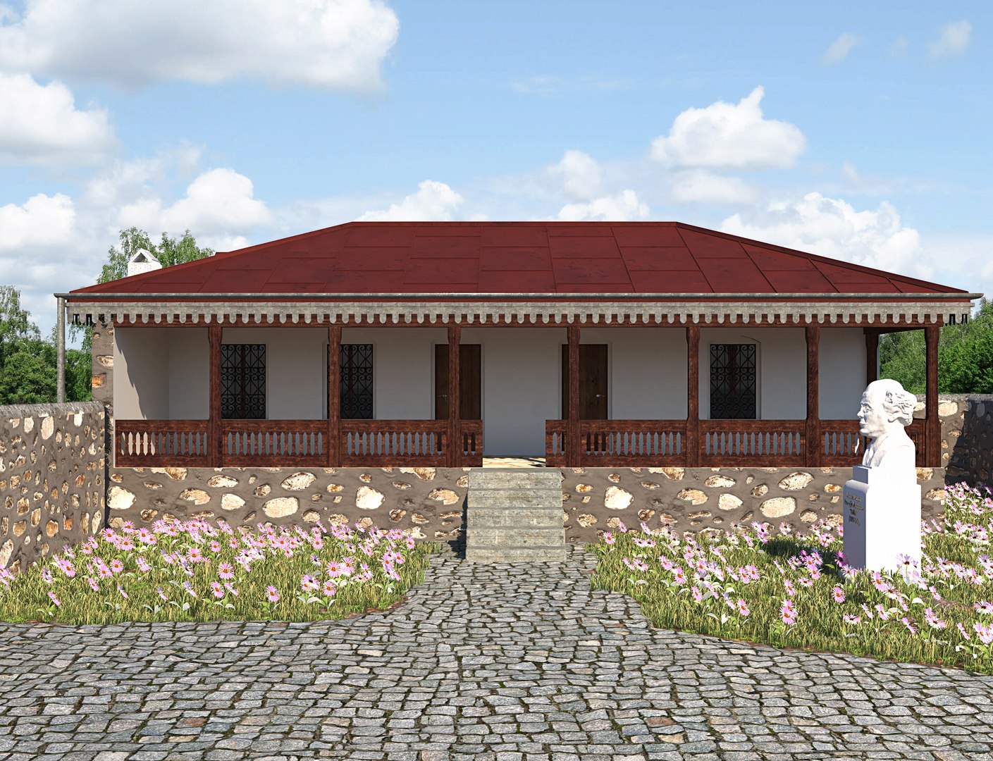 3D Bul-Bul House Museum model - TurboSquid 1756345