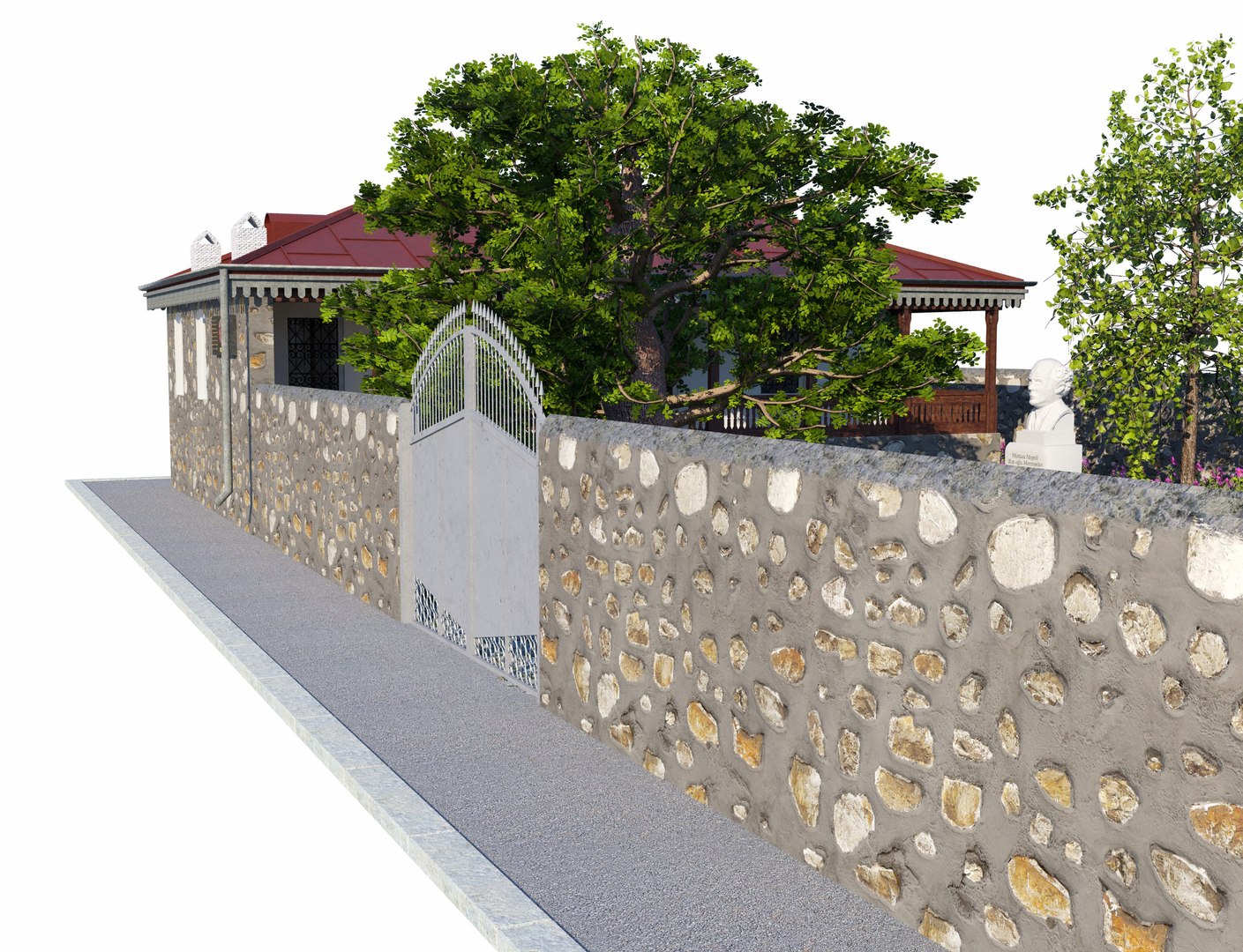 3D Bul-Bul House Museum Model - TurboSquid 1756345