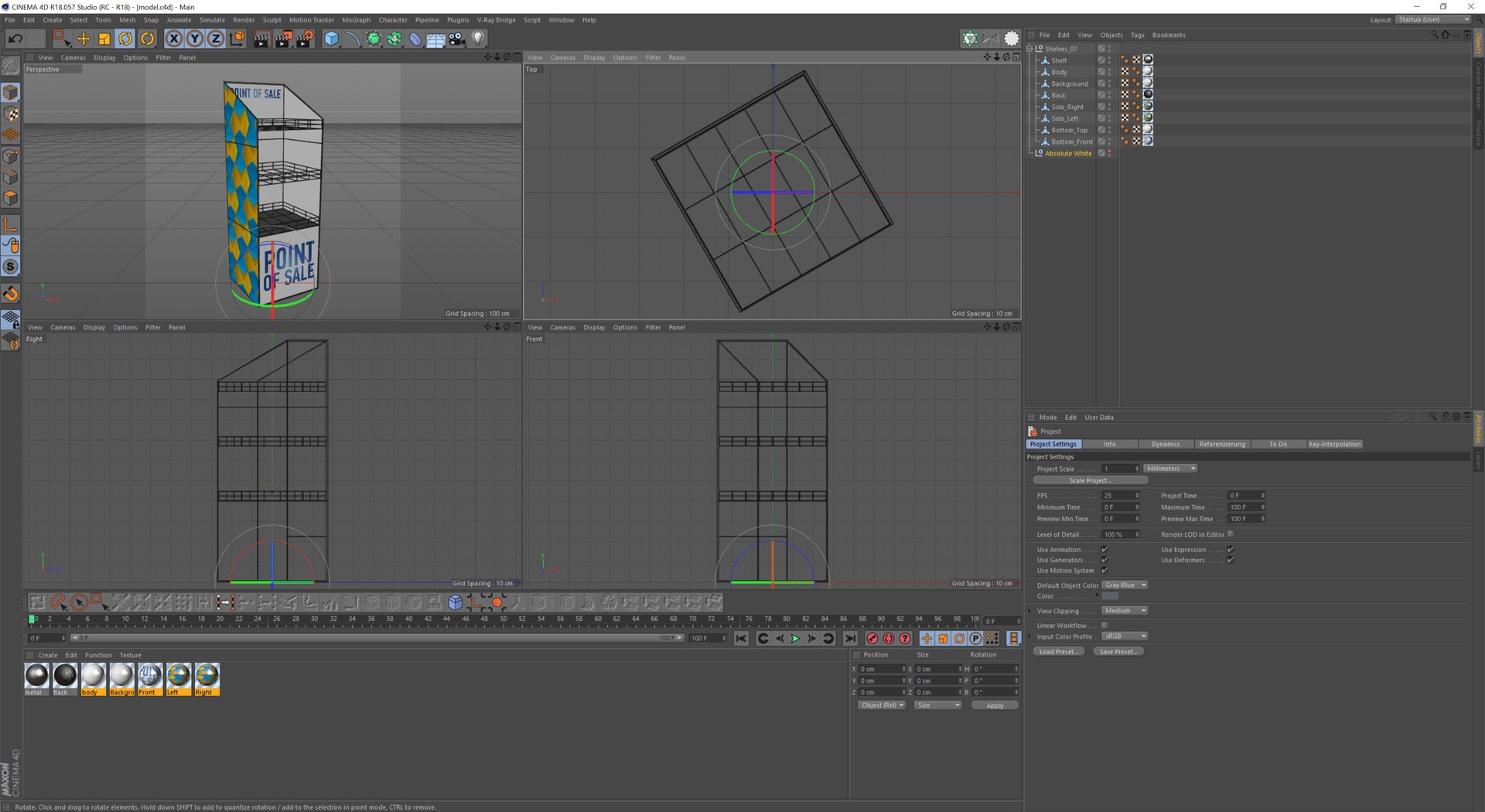 3D model display rack - TurboSquid 1361634
