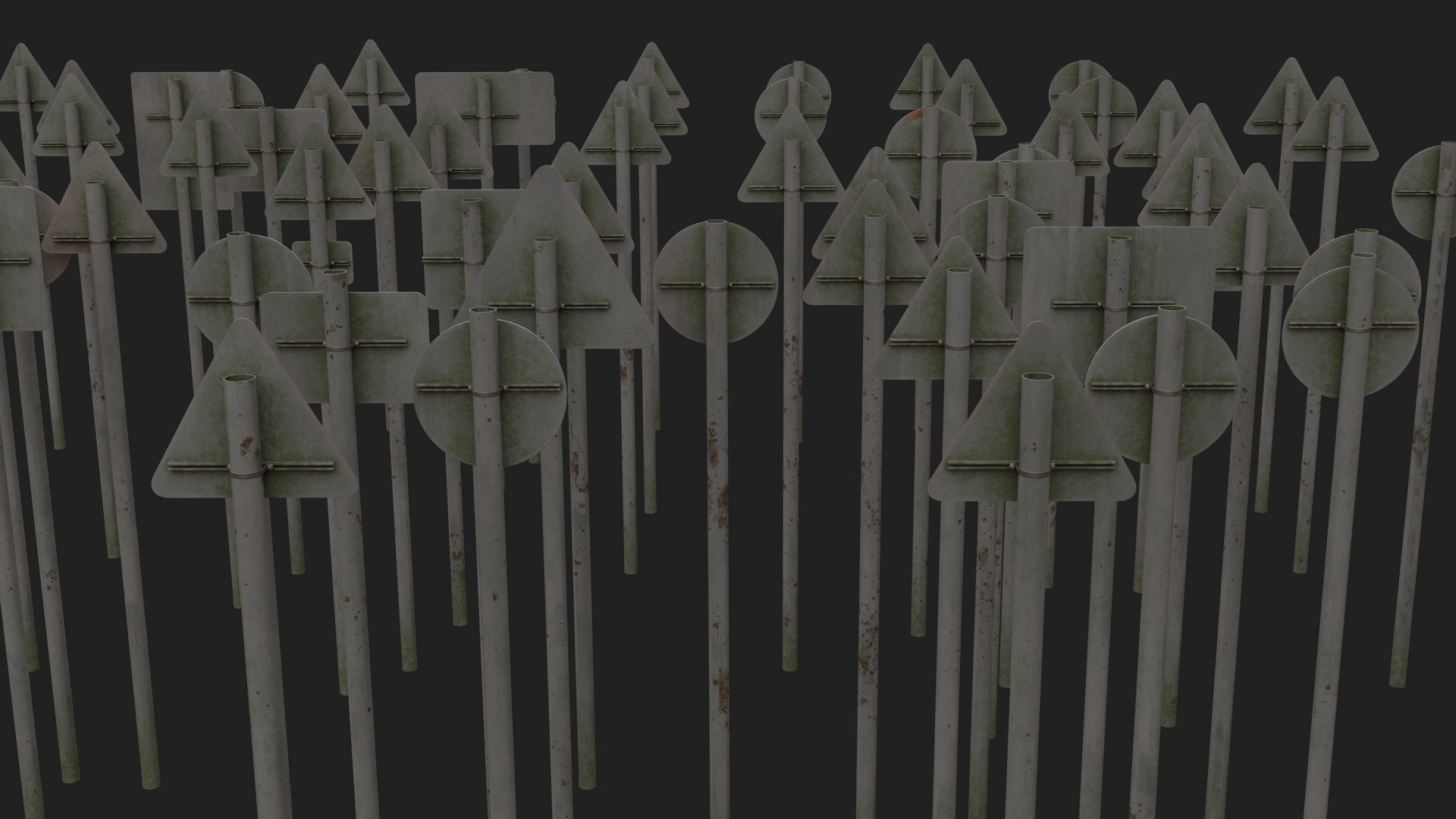 3D Road Signs PBR - TurboSquid 2235979