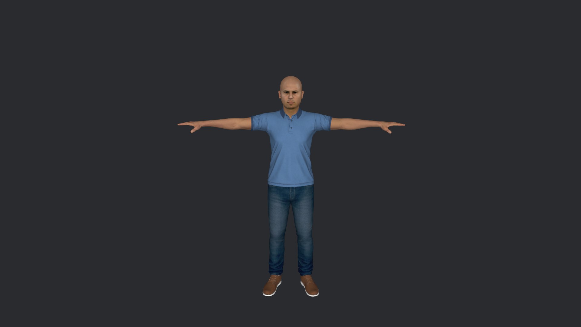 Ronaldo Nazario Brazil Hyper Realistic Full Body Fully Rigged 3D ...
