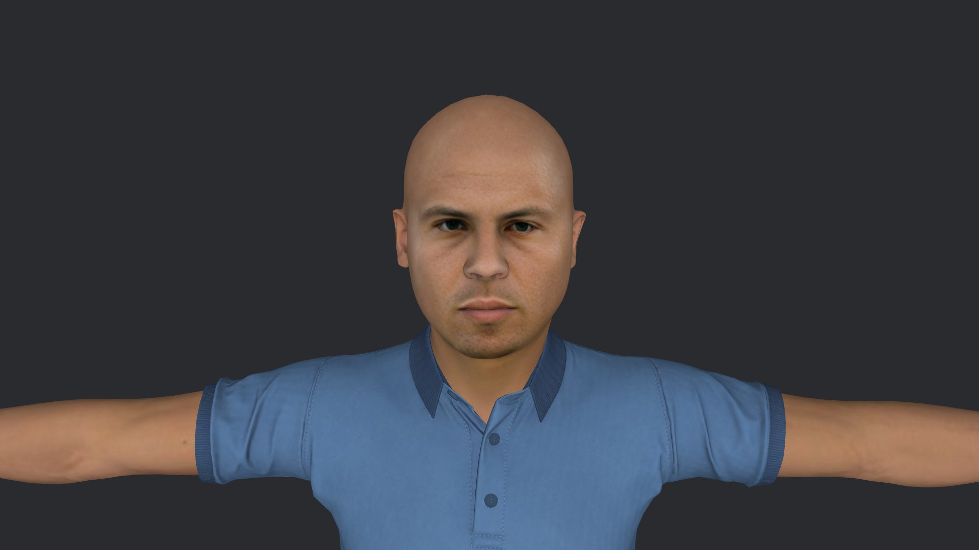 Ronaldo Nazario Brazil Hyper Realistic Full Body Fully Rigged 3D ...