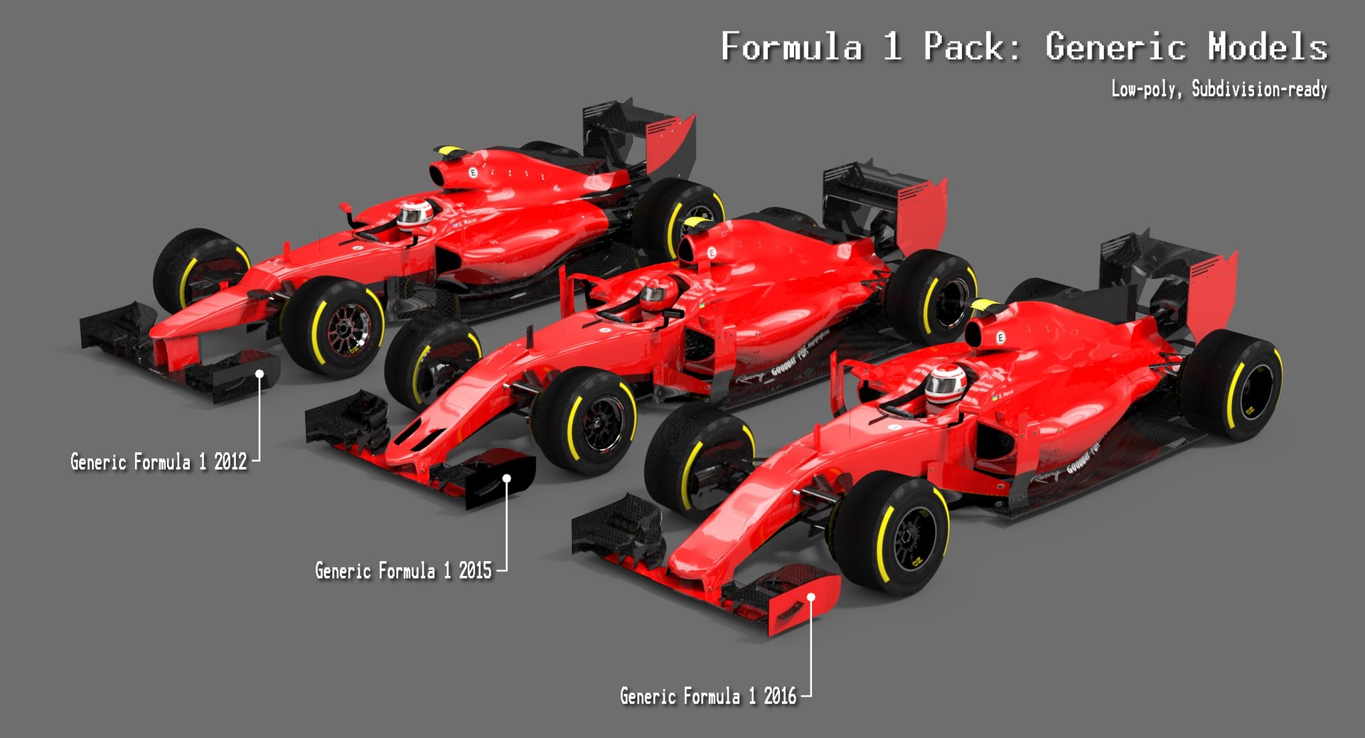 Max Formula 1 Generic Cars