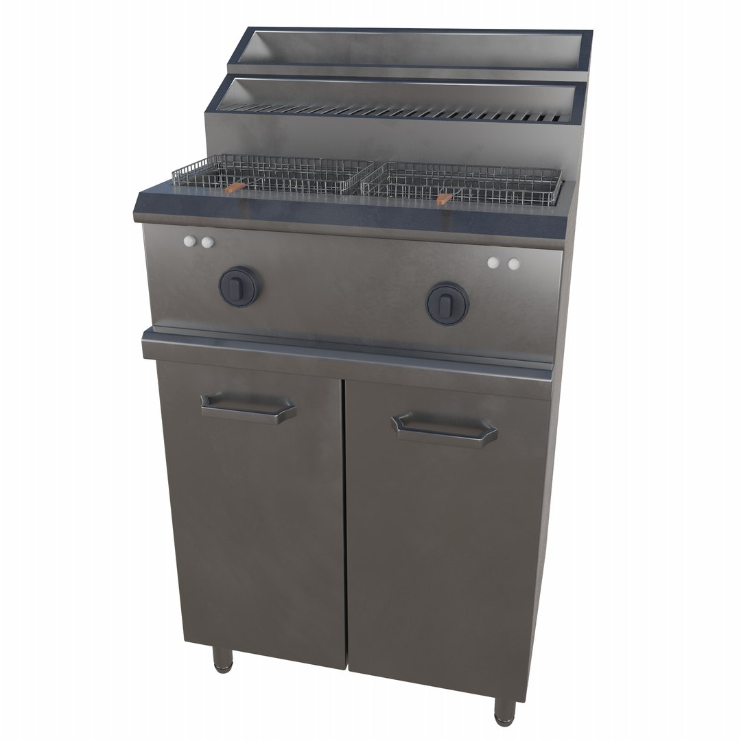 Deep Fryer model 3D model - TurboSquid 1736189
