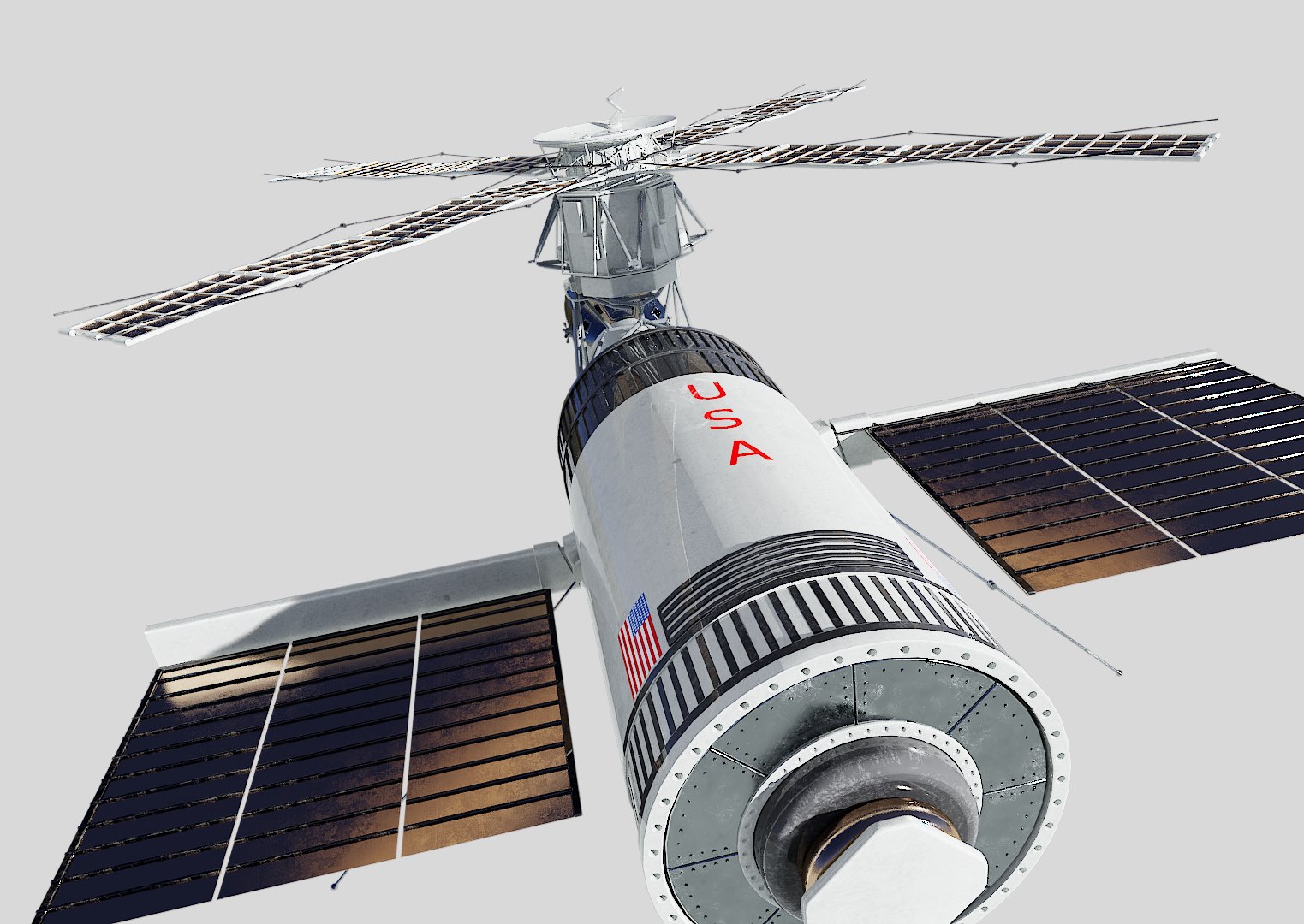 3D Skylab Space Nasa - TurboSquid 1374253