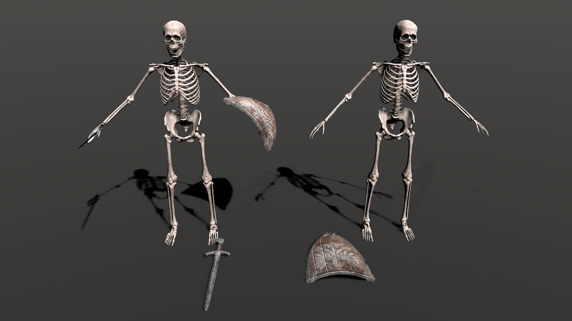 Free 3D Skeleton Warrior Model - TurboSquid 2011324