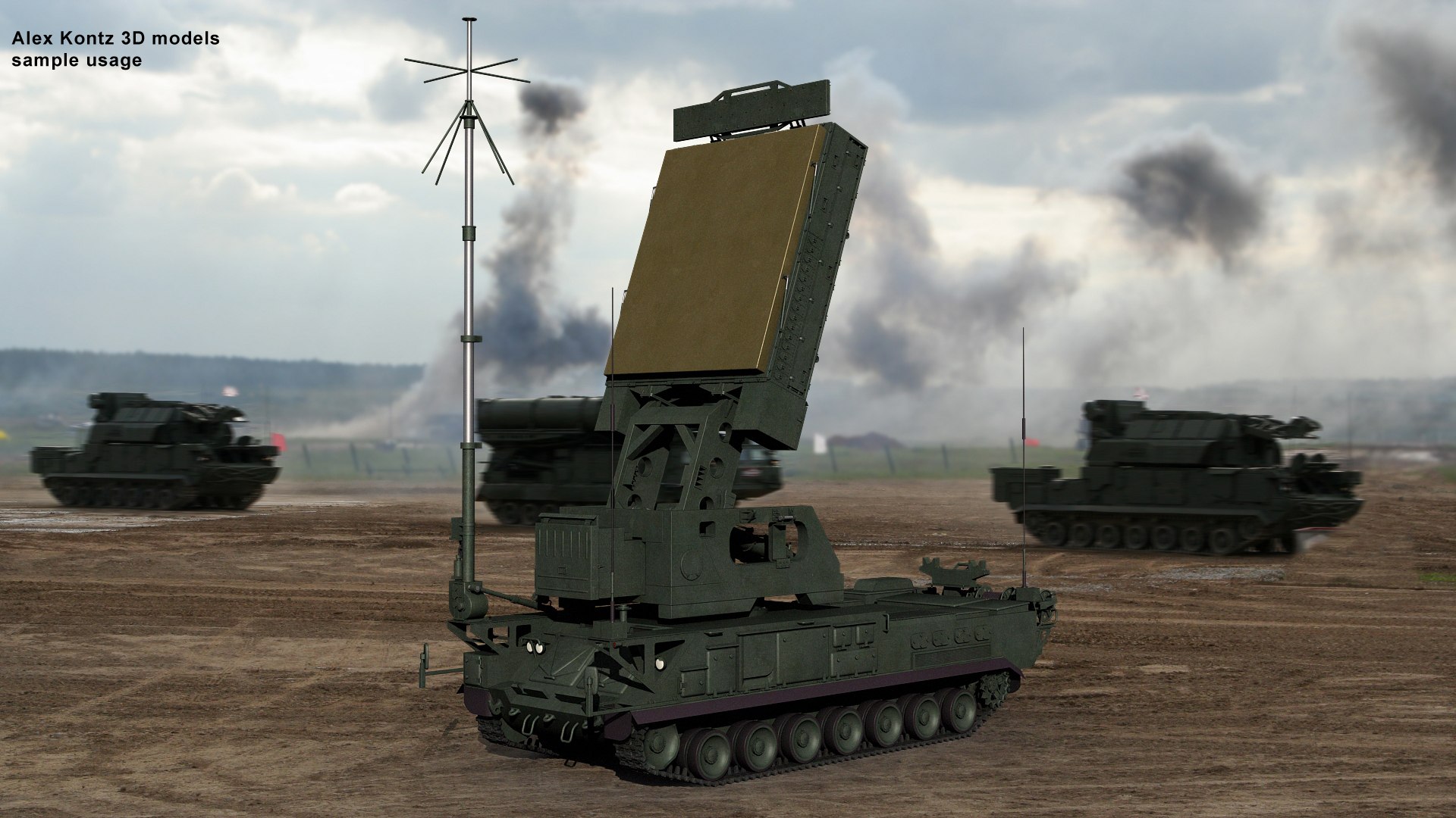 3D Buk-M3 9S38E radar model - TurboSquid 1805091