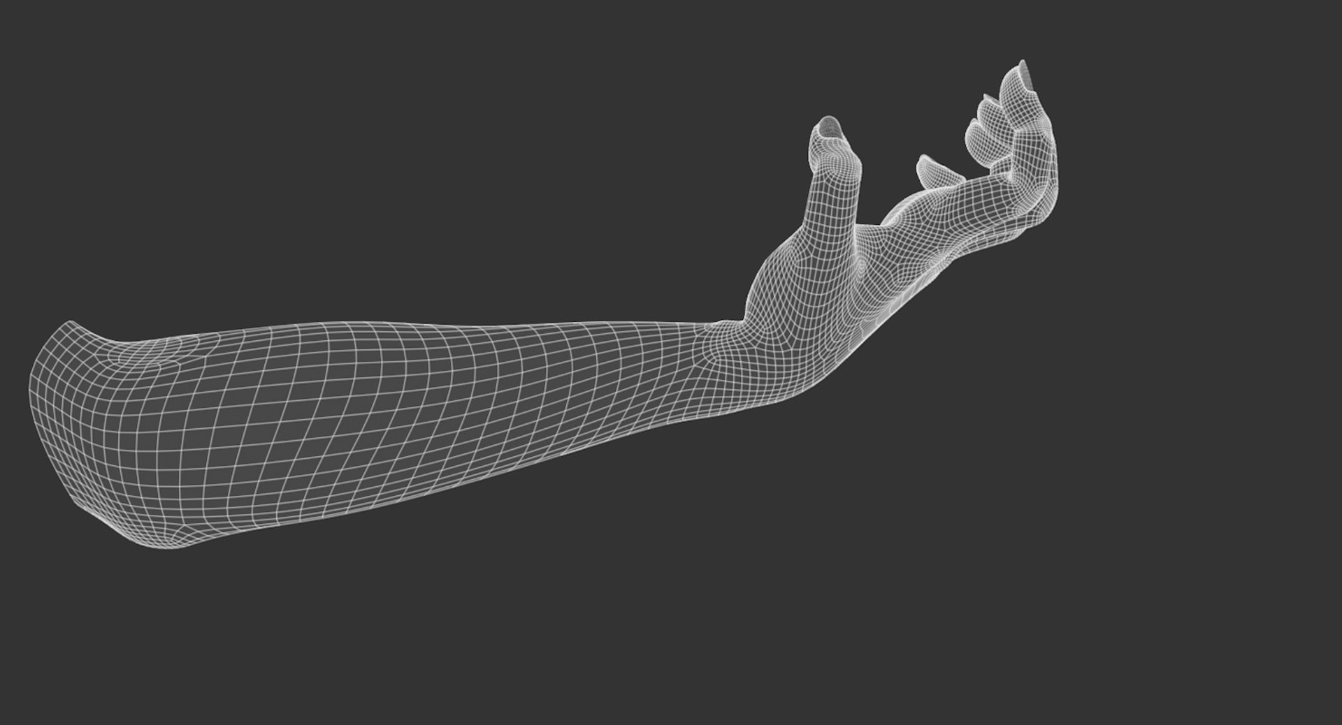 3d Model Rigged Hand Female