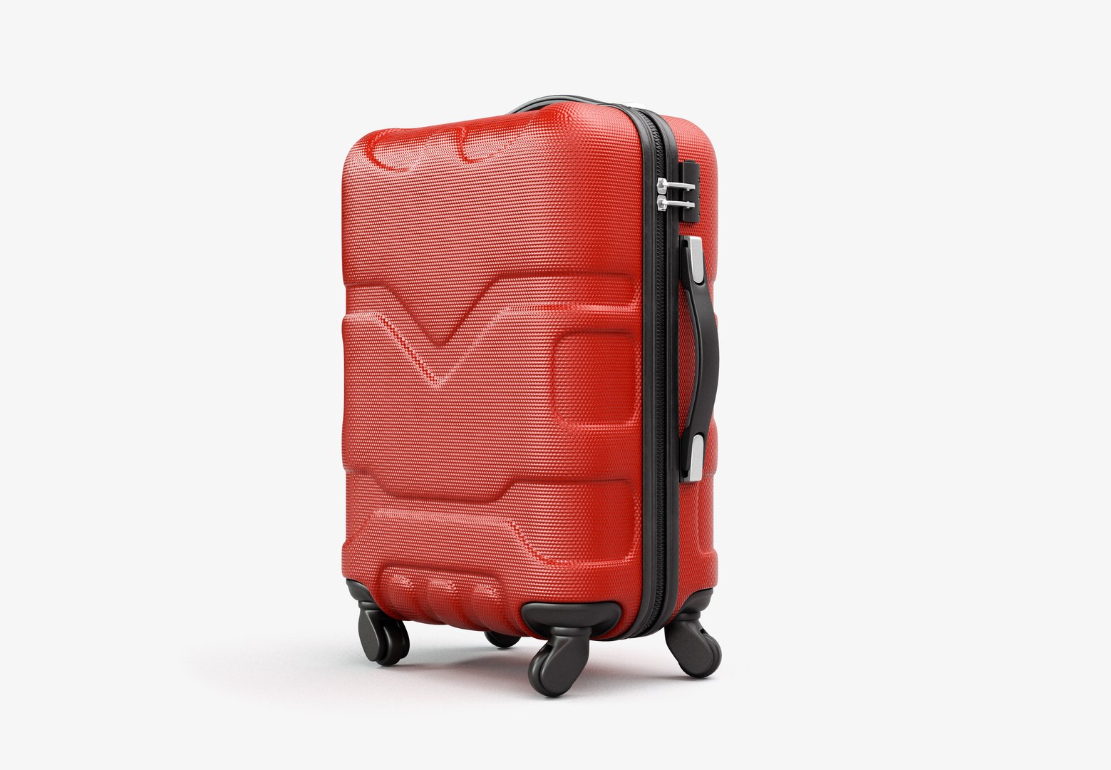 3D Plastic Luggage Suitcase - TurboSquid 2270591