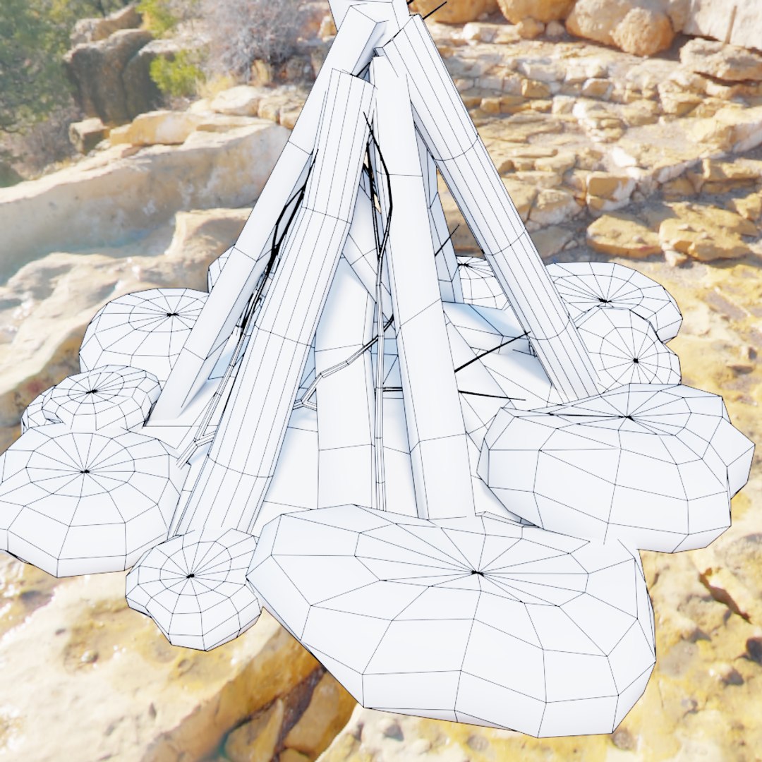 Camp 3D Model - TurboSquid 1321670