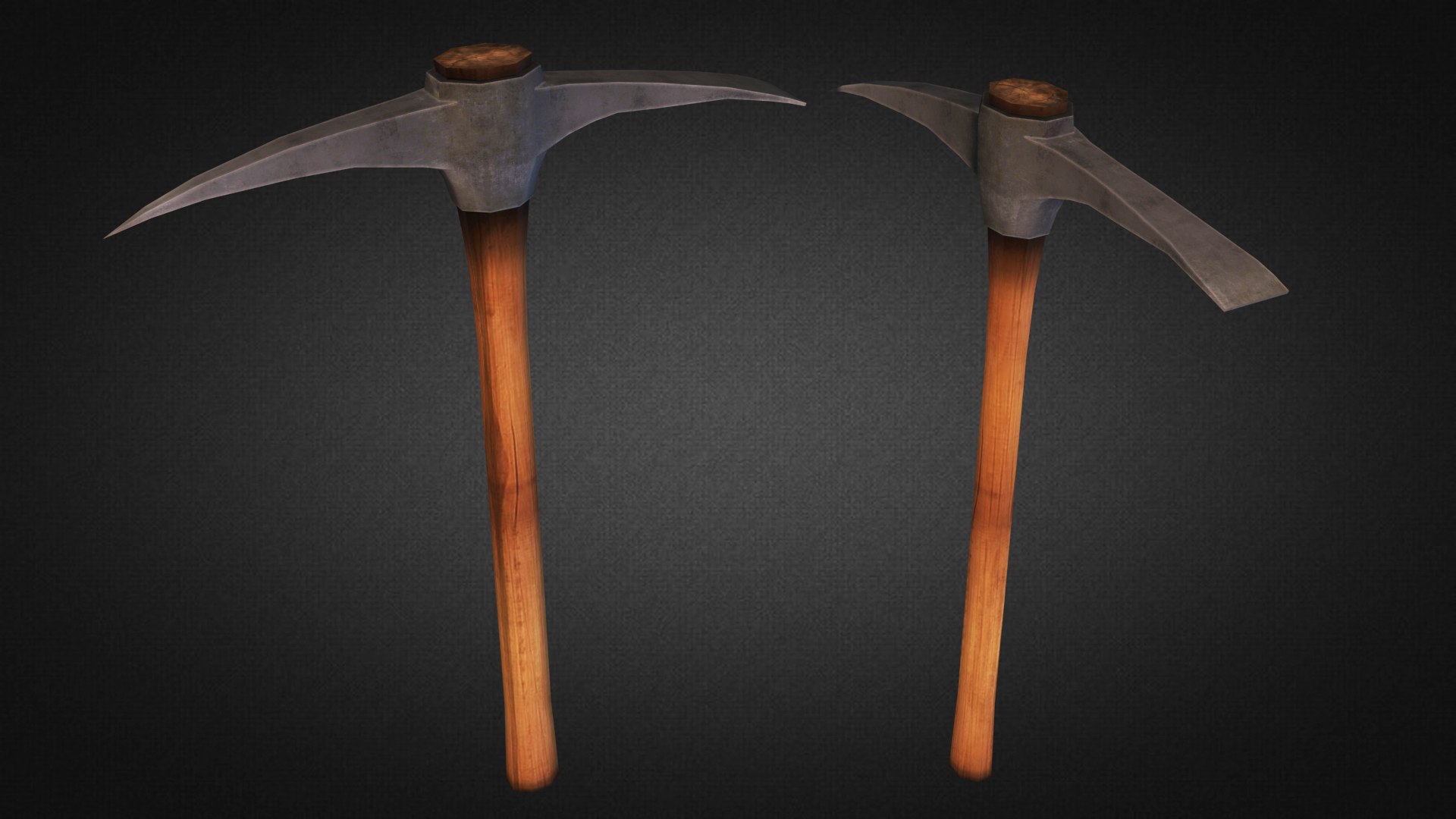 Pickaxe Weapons Polys 3d Max