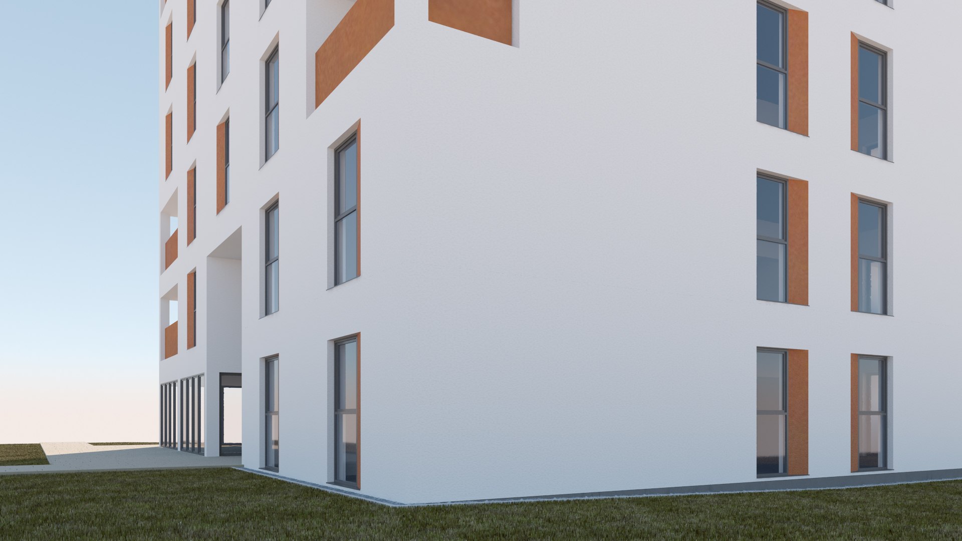 3D Six Storey Housing Building - TurboSquid 2164839