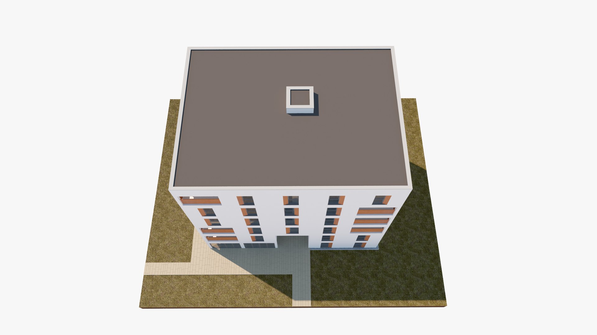 3D Six Storey Housing Building - TurboSquid 2164839