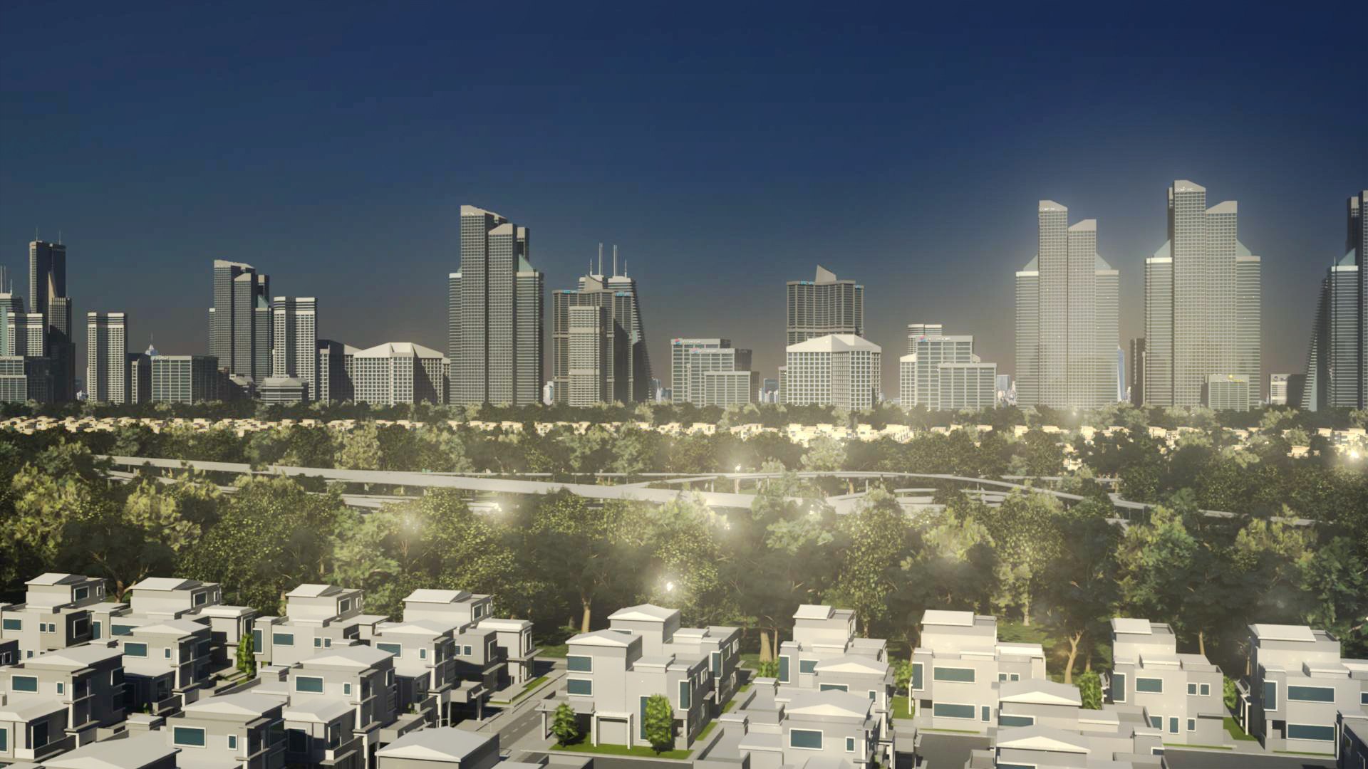 Freeway06 Suburbs 3D Model - TurboSquid 1902926