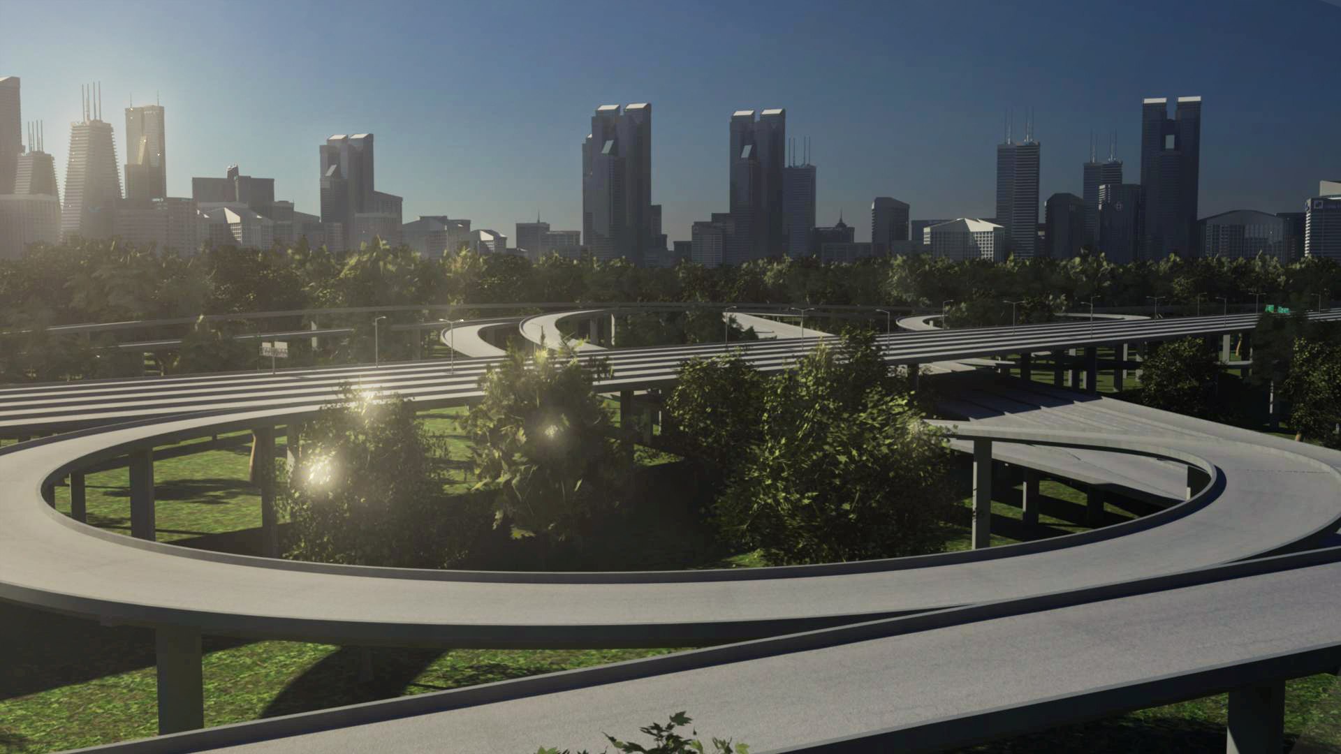 Freeway06 Suburbs 3D Model - TurboSquid 1902926