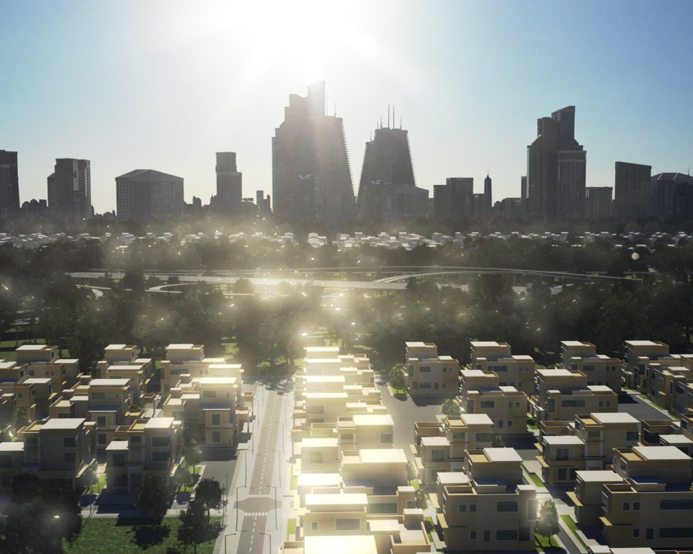 Freeway06 Suburbs 3D model - TurboSquid 1902926