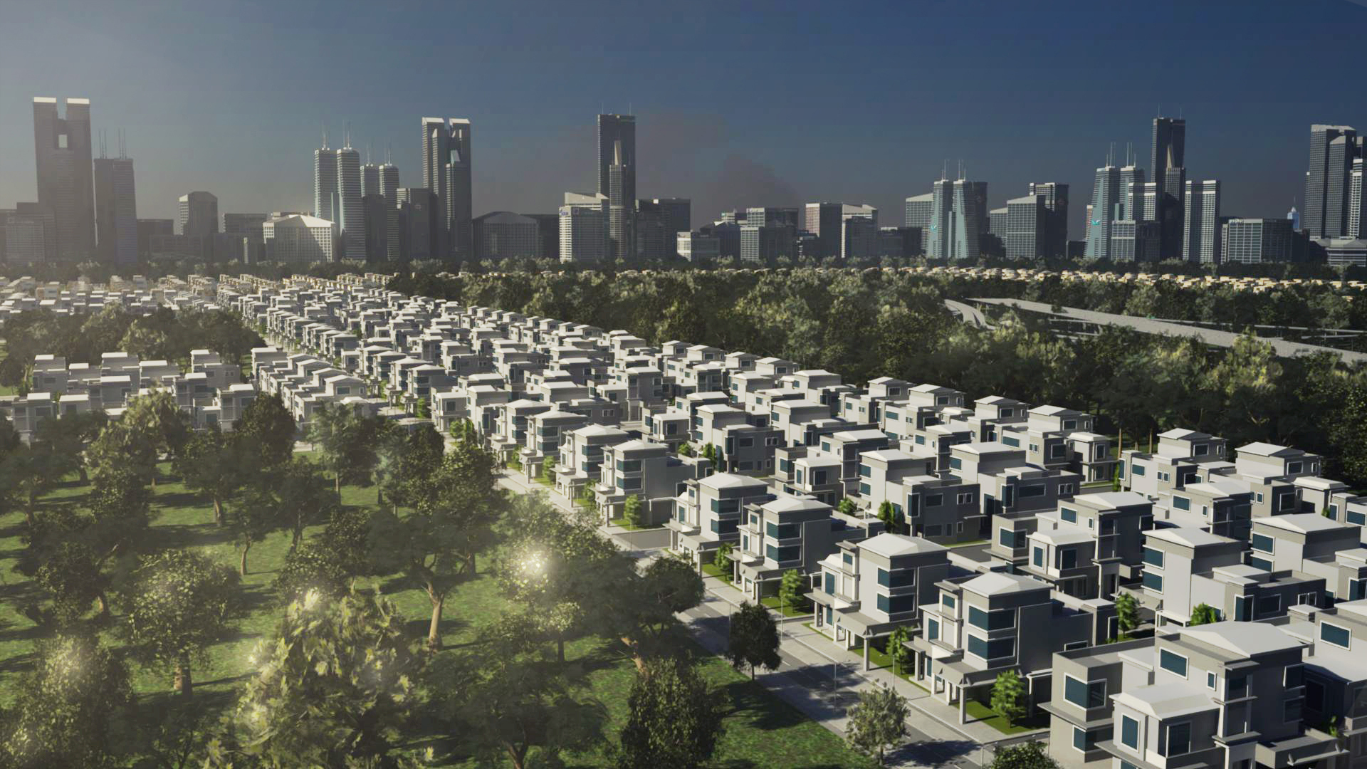 Freeway06 Suburbs 3D Model - TurboSquid 1902926