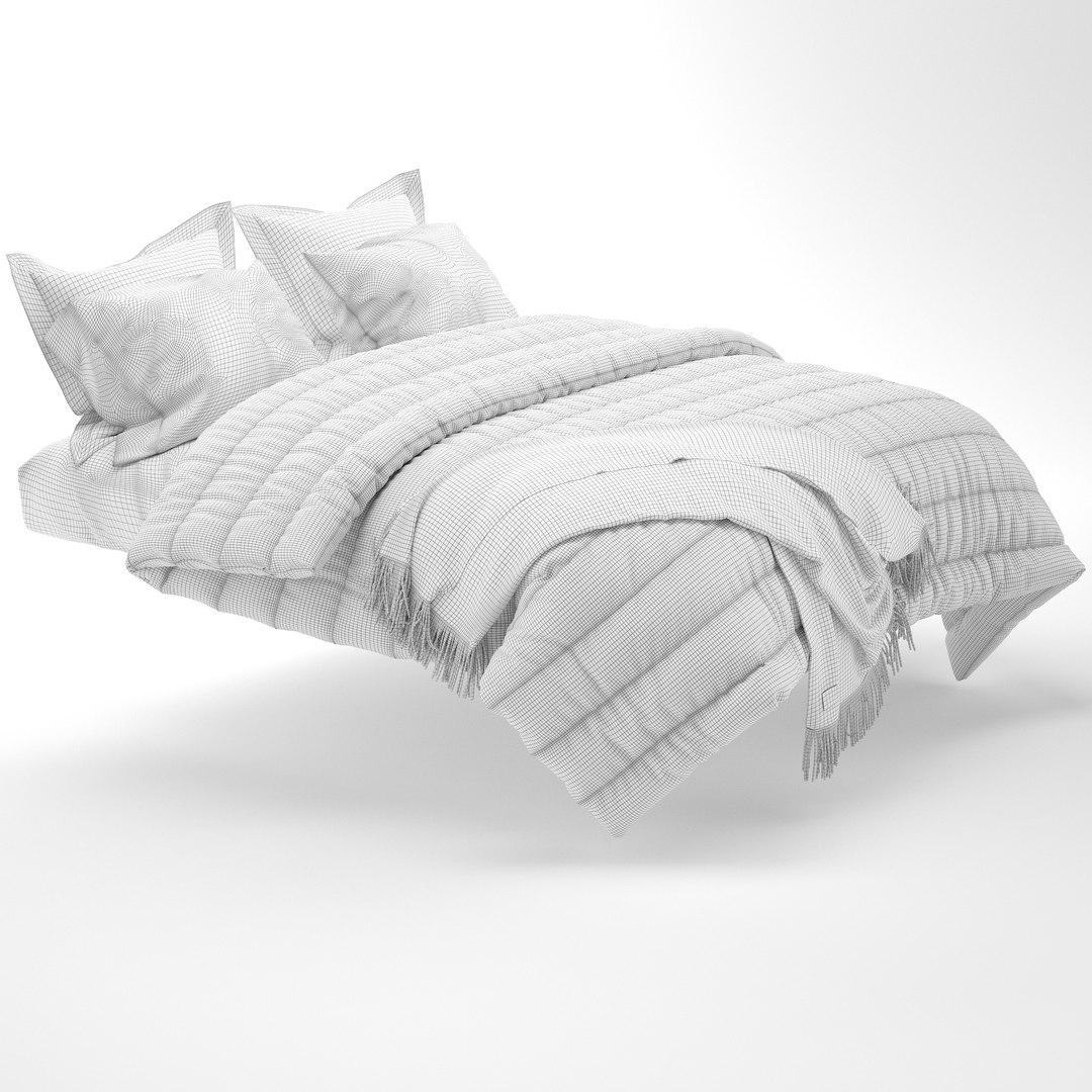 Bed Photorealistic Realistic Model - TurboSquid 1221463
