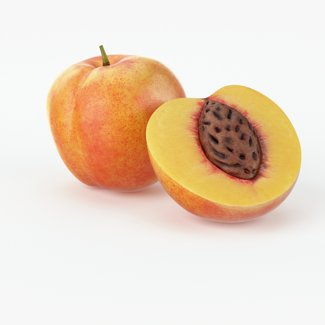 Realistic Peach Real 3d Max