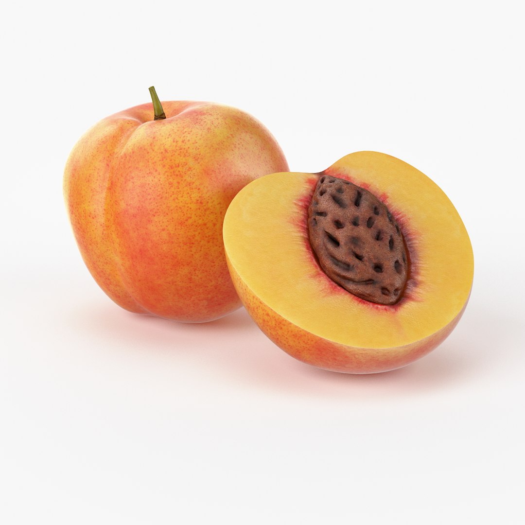 Realistic Peach Real 3d Max