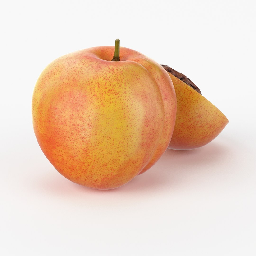 Realistic Peach Real 3d Max