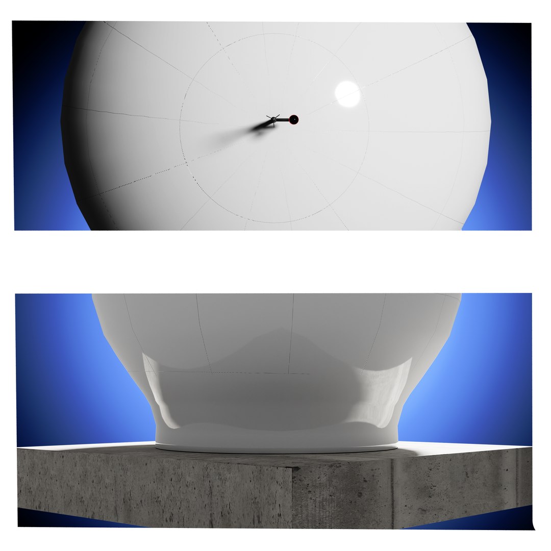 3D Model Dome-Shaped Radome - TurboSquid 2111362